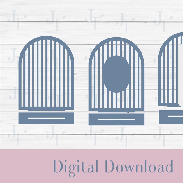 Arch Template Bundle SVG Boho Wedding Chiara Arch Sign Half Arch Double ...