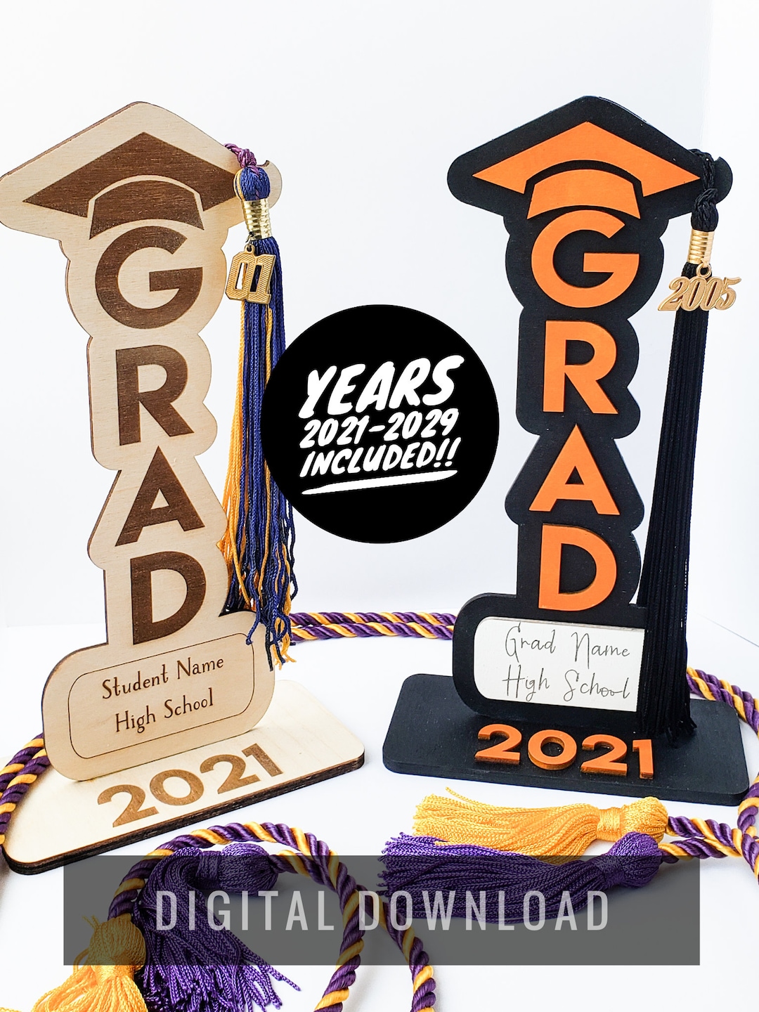 Graduation Tassel Holder Laser Cut File, Laser-ready, Graduation Gift ...
