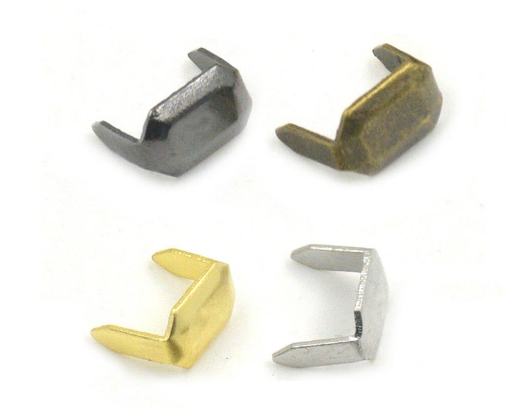 Leather Belt Loops Fastener Holder Brass Staple 8x5mm DIY Leathercraft ...