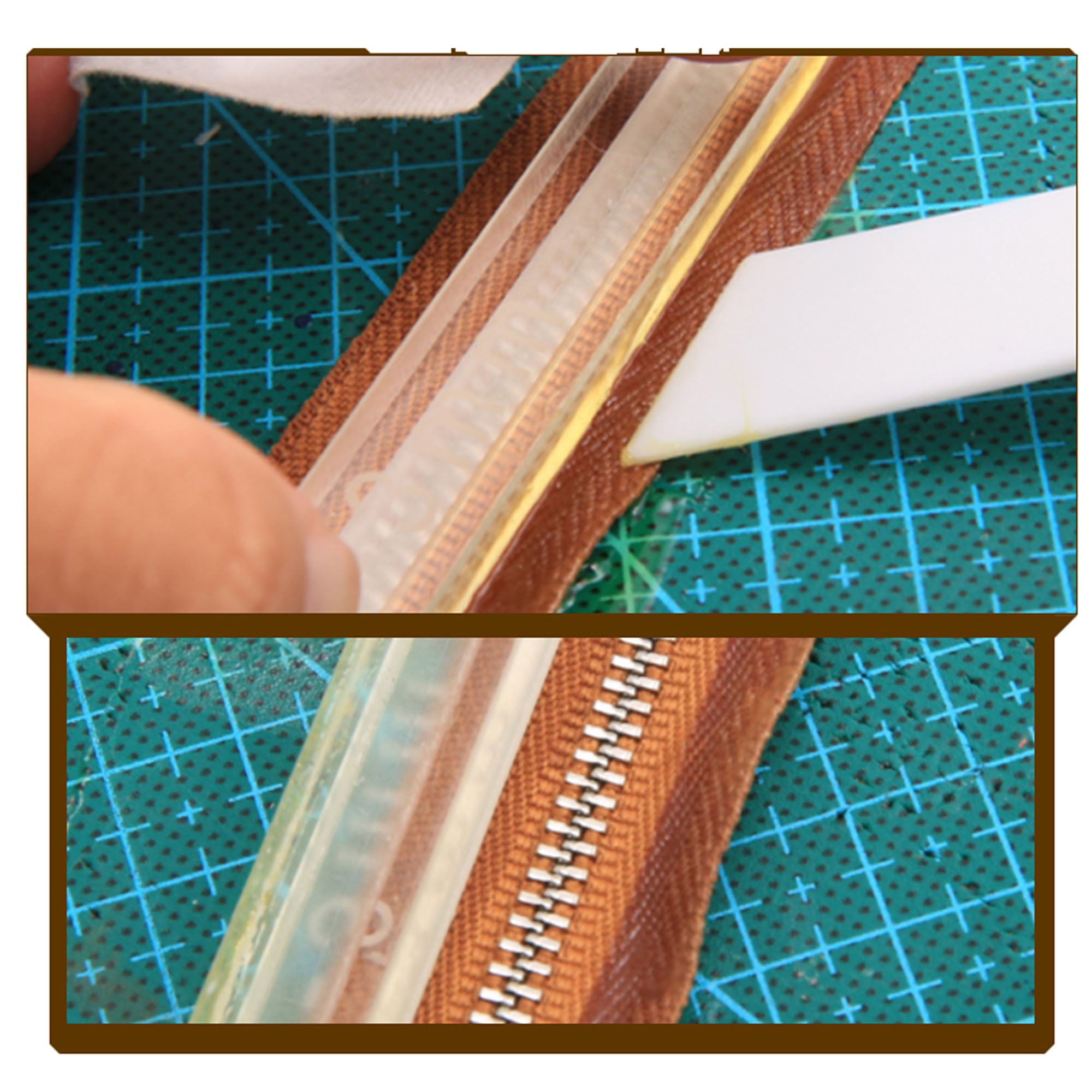Zipper Guide Acrylic #3 #5 3/4/5/6/7mm Anti-overflow Keep Sewing ...