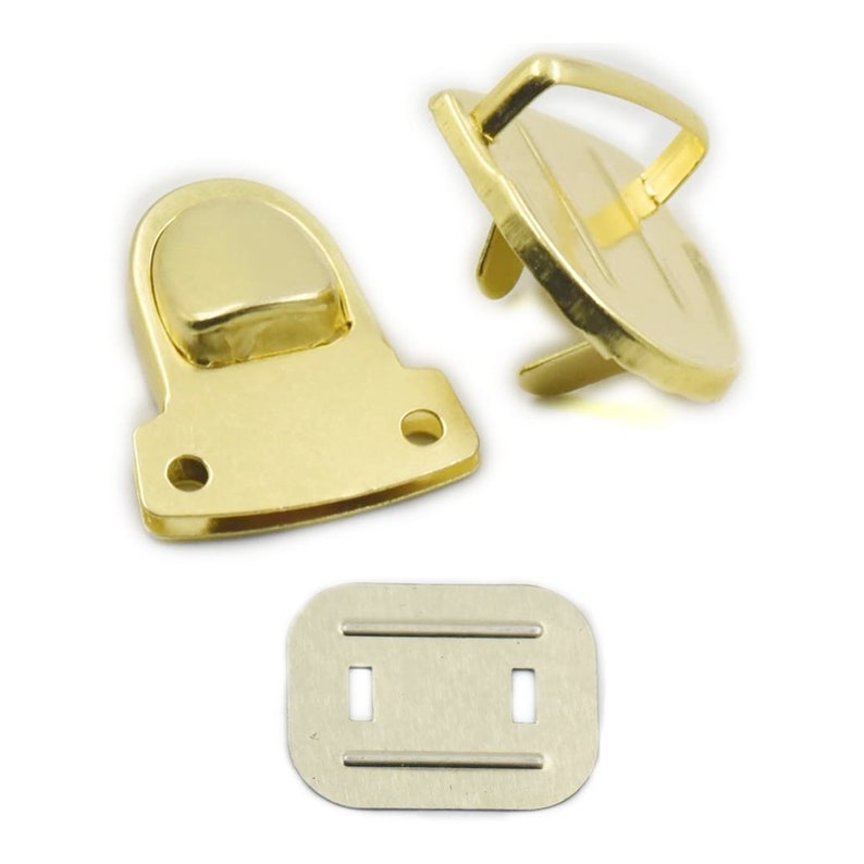 12 Sets Catch Closure Tuck Lock for Leather Bag Case Clasp Purse ...