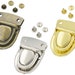 12 Sets Catch Closure Tuck Lock for Leather Bag Case Clasp Purse ...