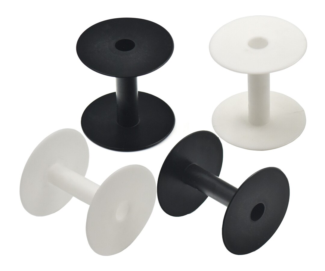 Empty Reels Bobbin Round Spools Hard Plastic Wire ENDS for Lace Ribbon ...