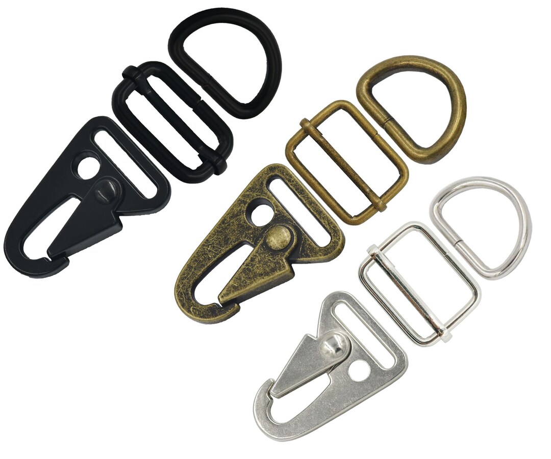 Sling HK Clips Spring Gate Snap Olecranon Hook Rings Buckles Adjustable ...