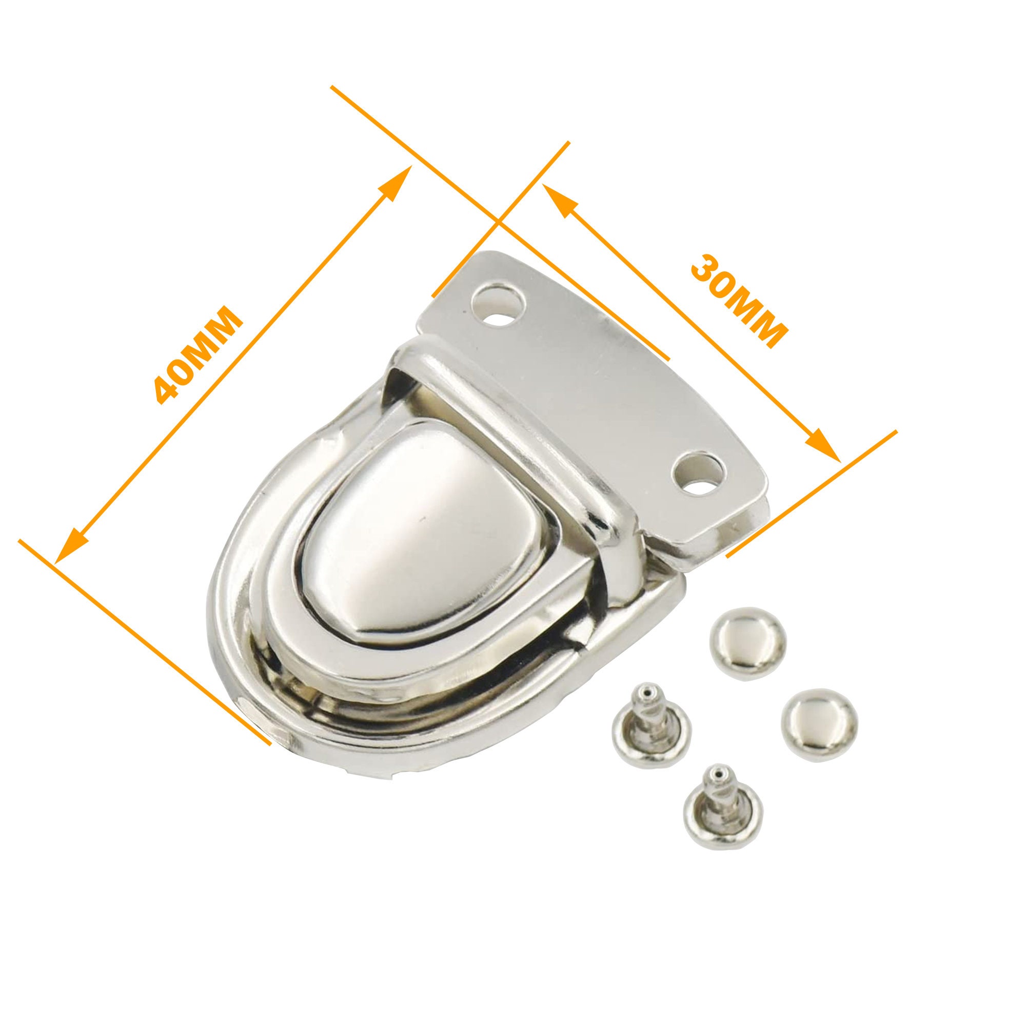 12 Sets Catch Closure Tuck Lock for Leather Bag Case Clasp Purse ...