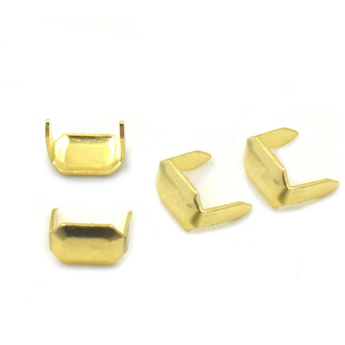 Leather Belt Loops Fastener Holder Brass Staple 8x5mm DIY Leathercraft ...