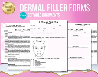 Lip Filler Documents - Etsy