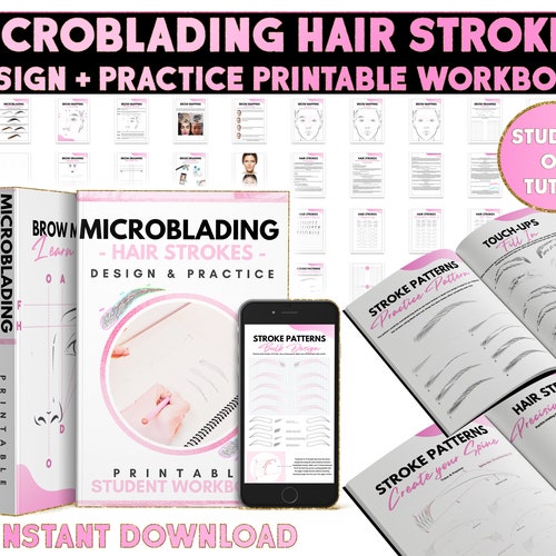 Brow Mapping Mapping Practice Microblading Practice PMU | Etsy