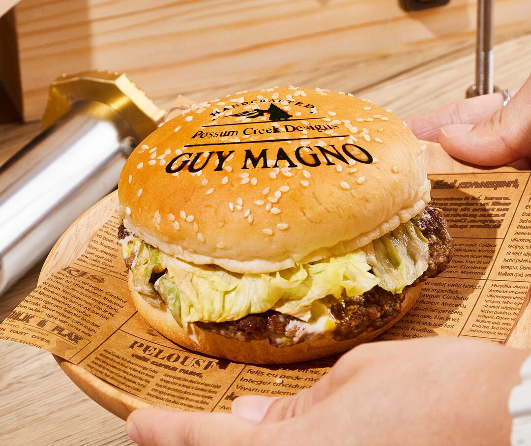 Delicious Burgers Branding Iron , Custom Branding Iron for Burgers ...