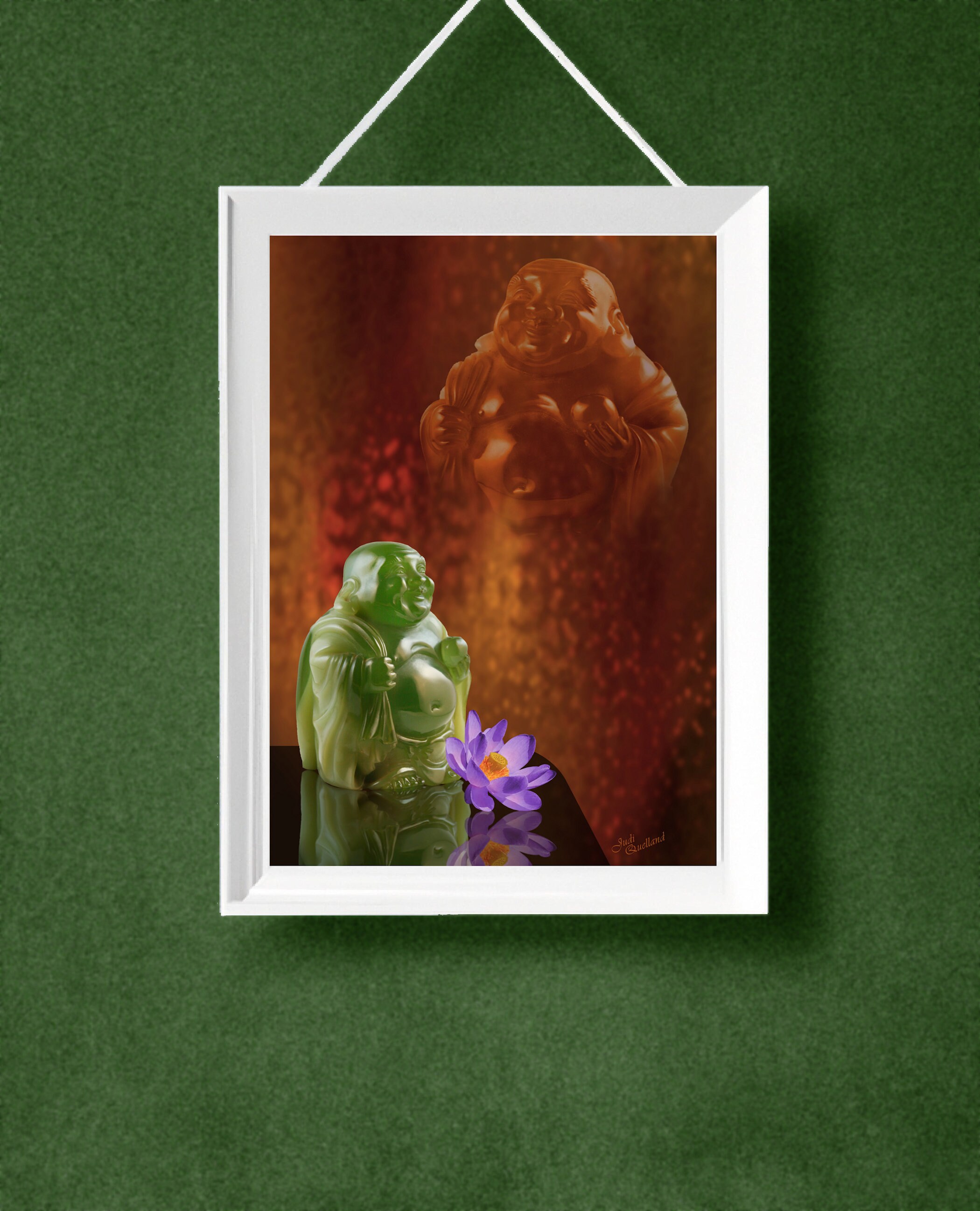 Ho-tei Buddha Arty Photograph, Instant Download, Jade Colored Figurine ...