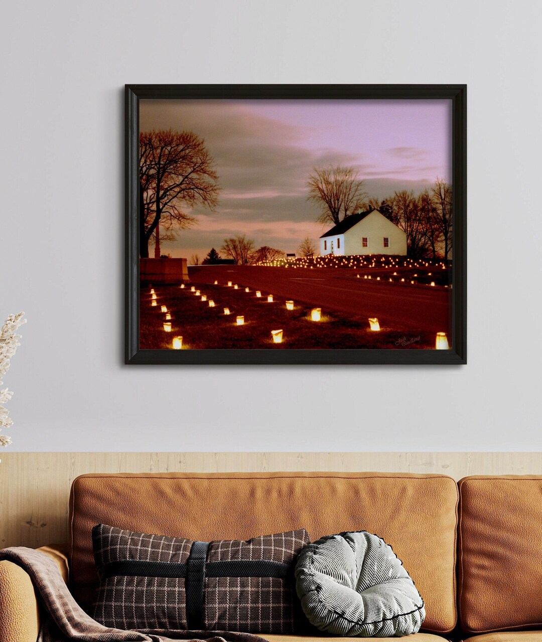 Dunker Church During the Antietam National Battlefield Memorial ...