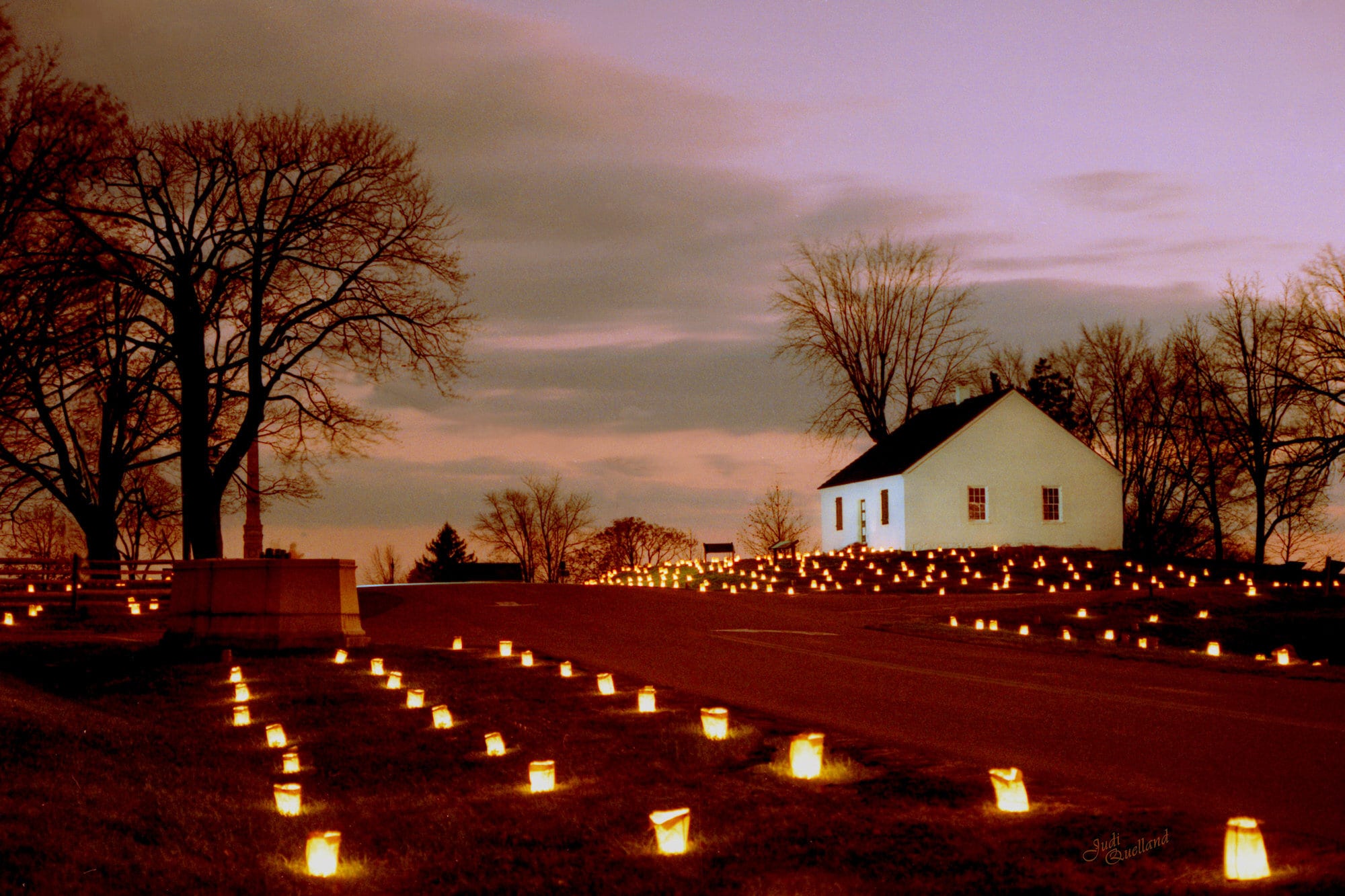 Dunker Church During the Antietam National Battlefield Memorial ...