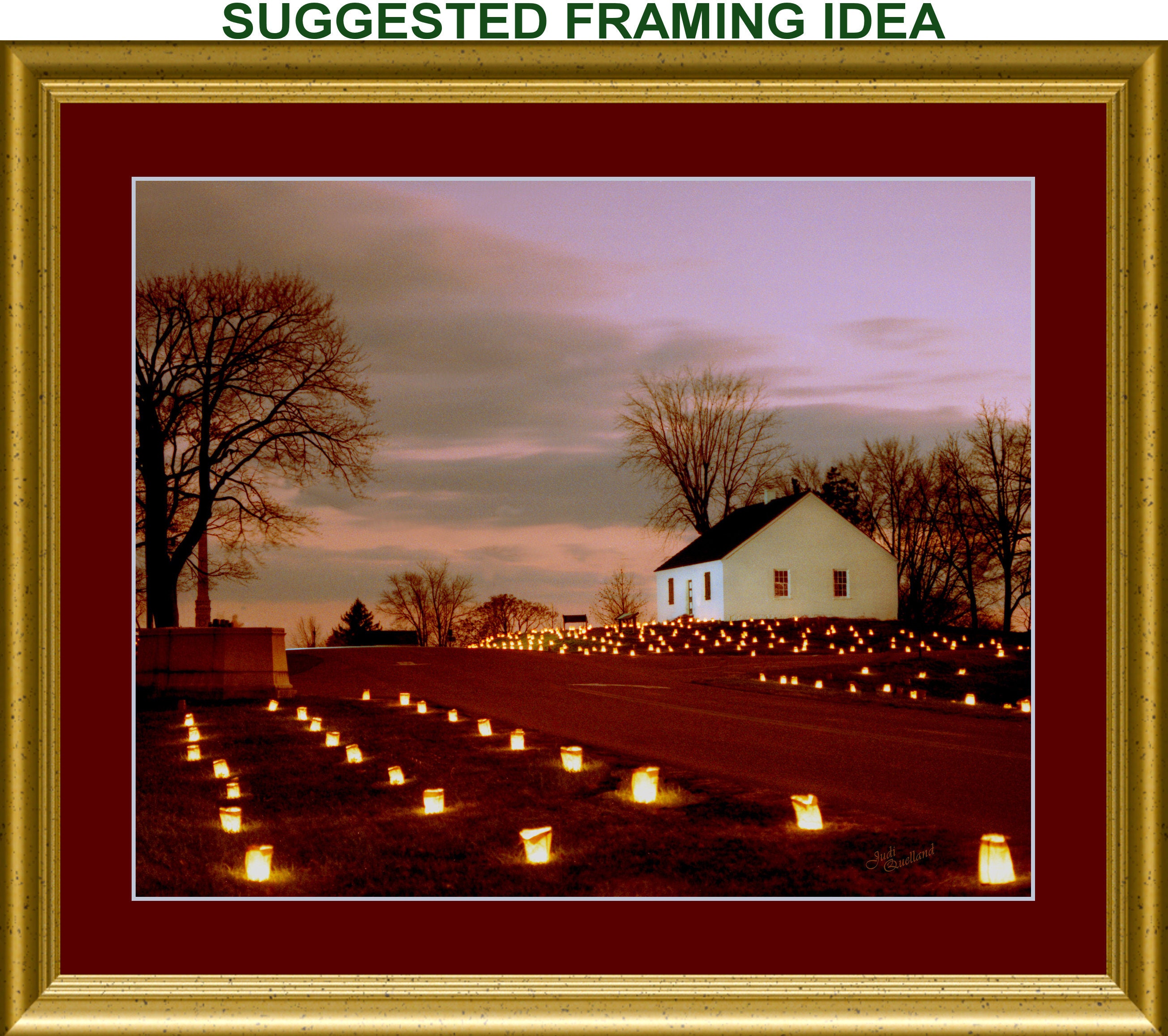 Dunker Church During the Antietam National Battlefield Memorial ...