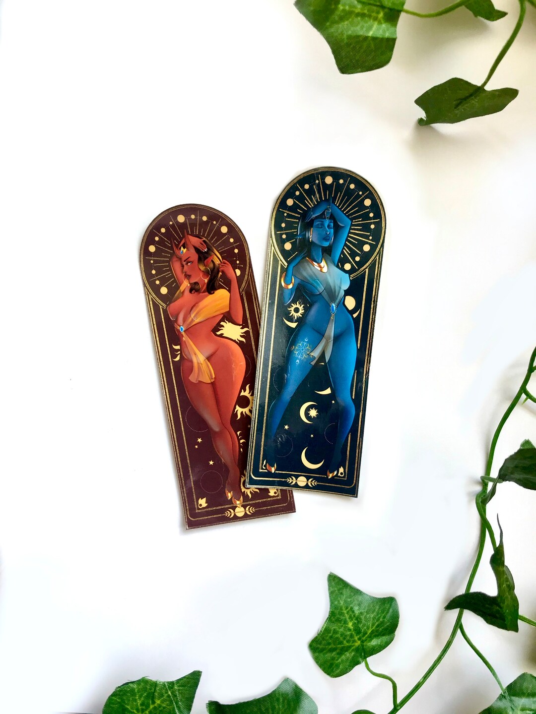 Set of 2 Cosmo Succubus Stickers With Gilding Water Resistant ...