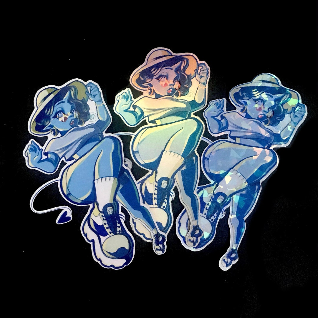 Summer Succubus Sticker Basic & Holographic Water Resistant Decoration ...