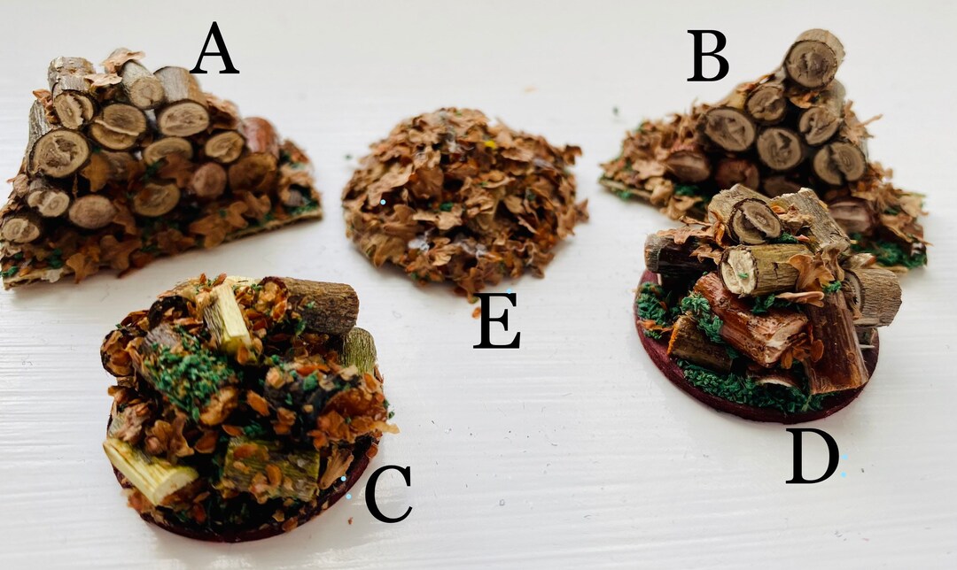 1:48th Scale Miniature Autumn Log Piles - Etsy