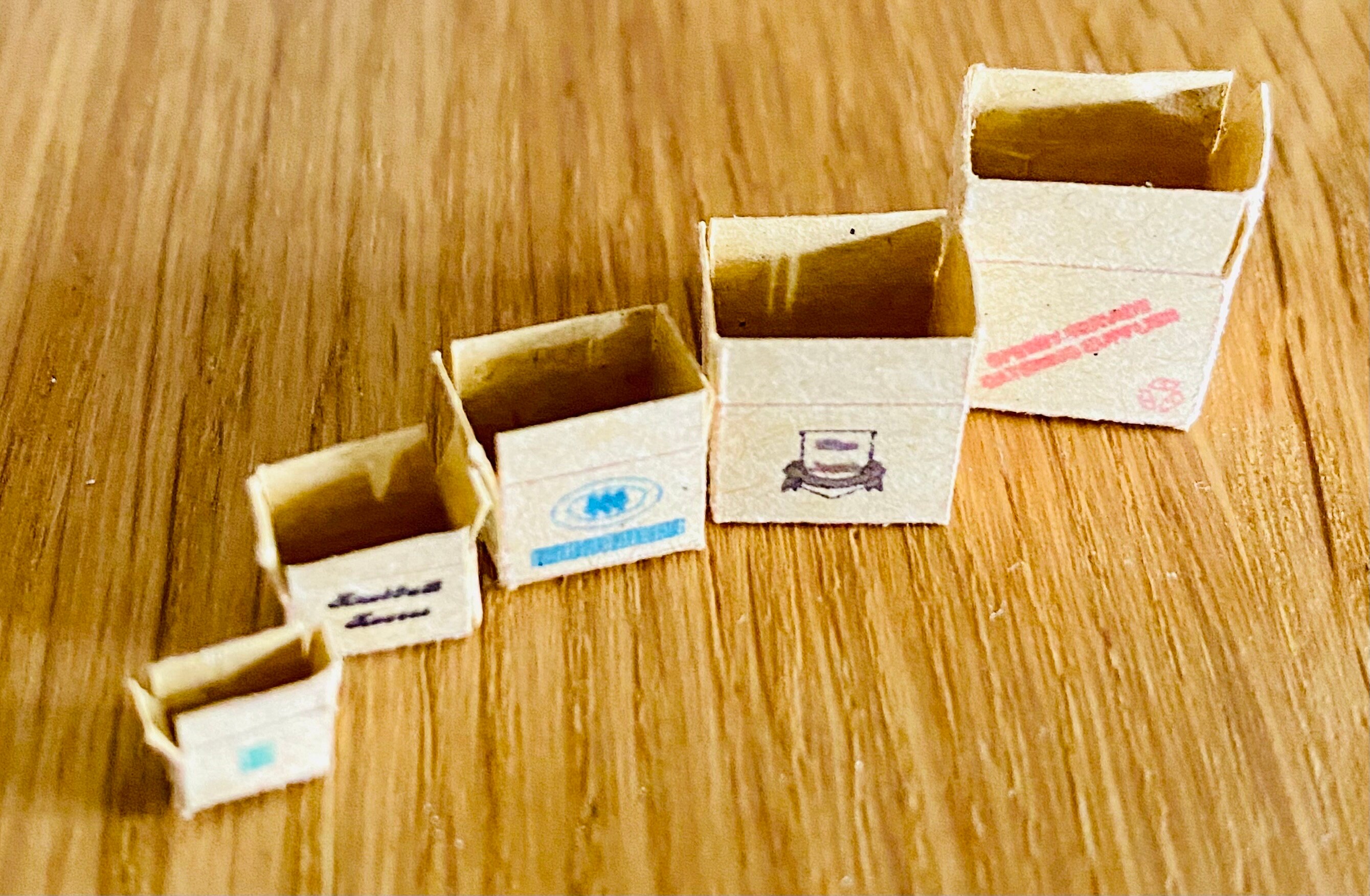 48th Scale Miniature Storage Boxes - Etsy