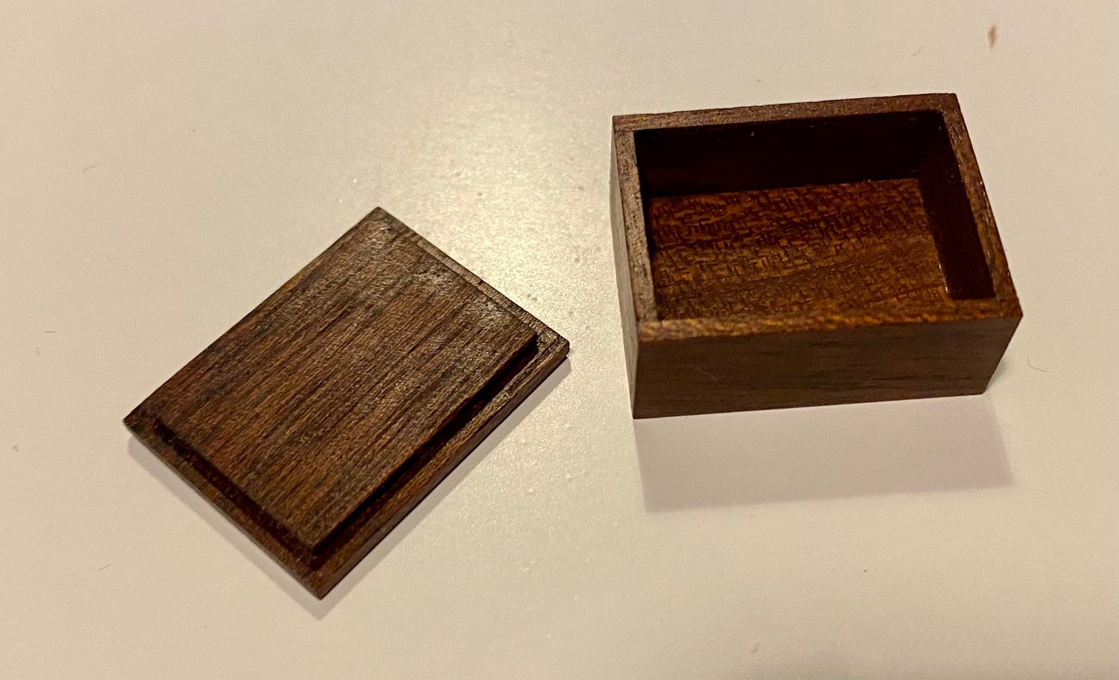 1:24th Mahogany Box - Etsy