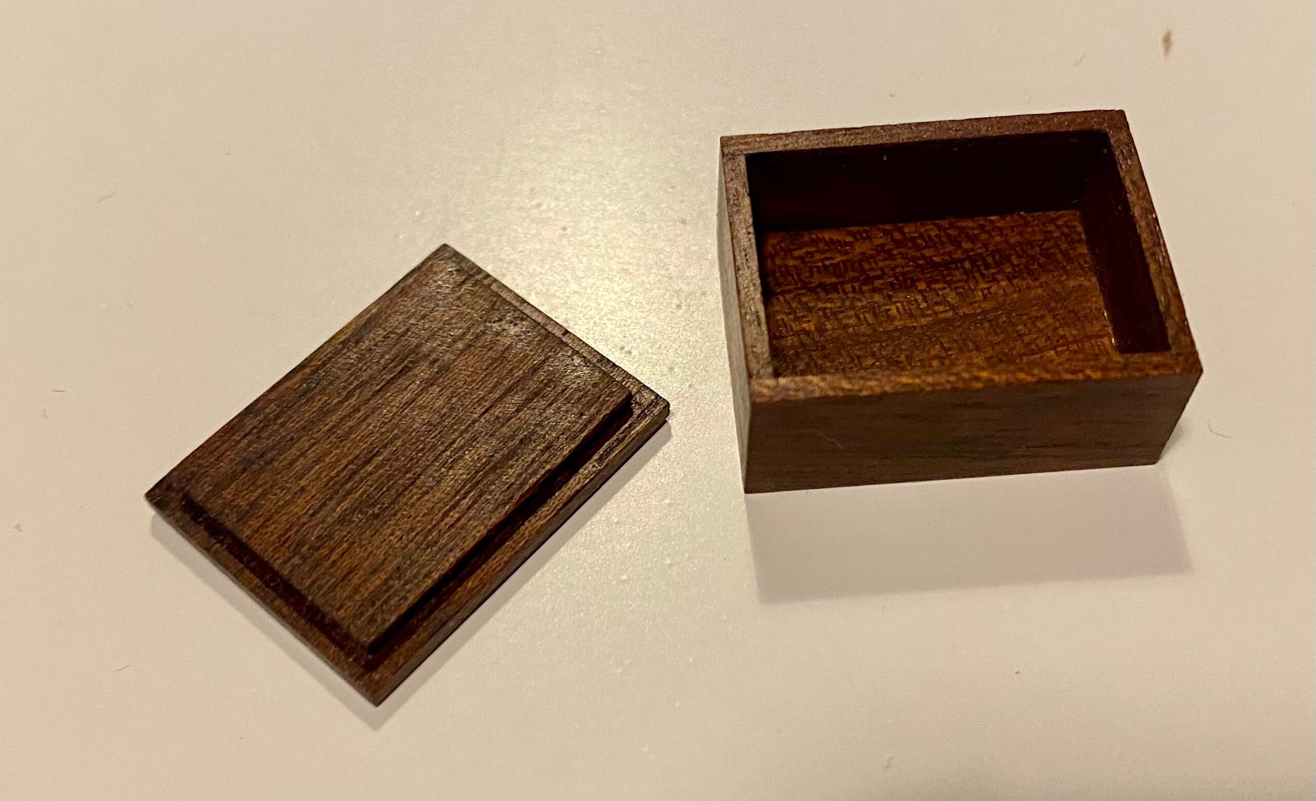 1:24th Mahogany Box - Etsy