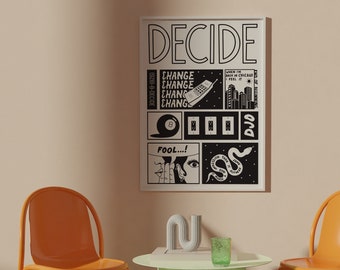 Djo Decide Poster - Etsy