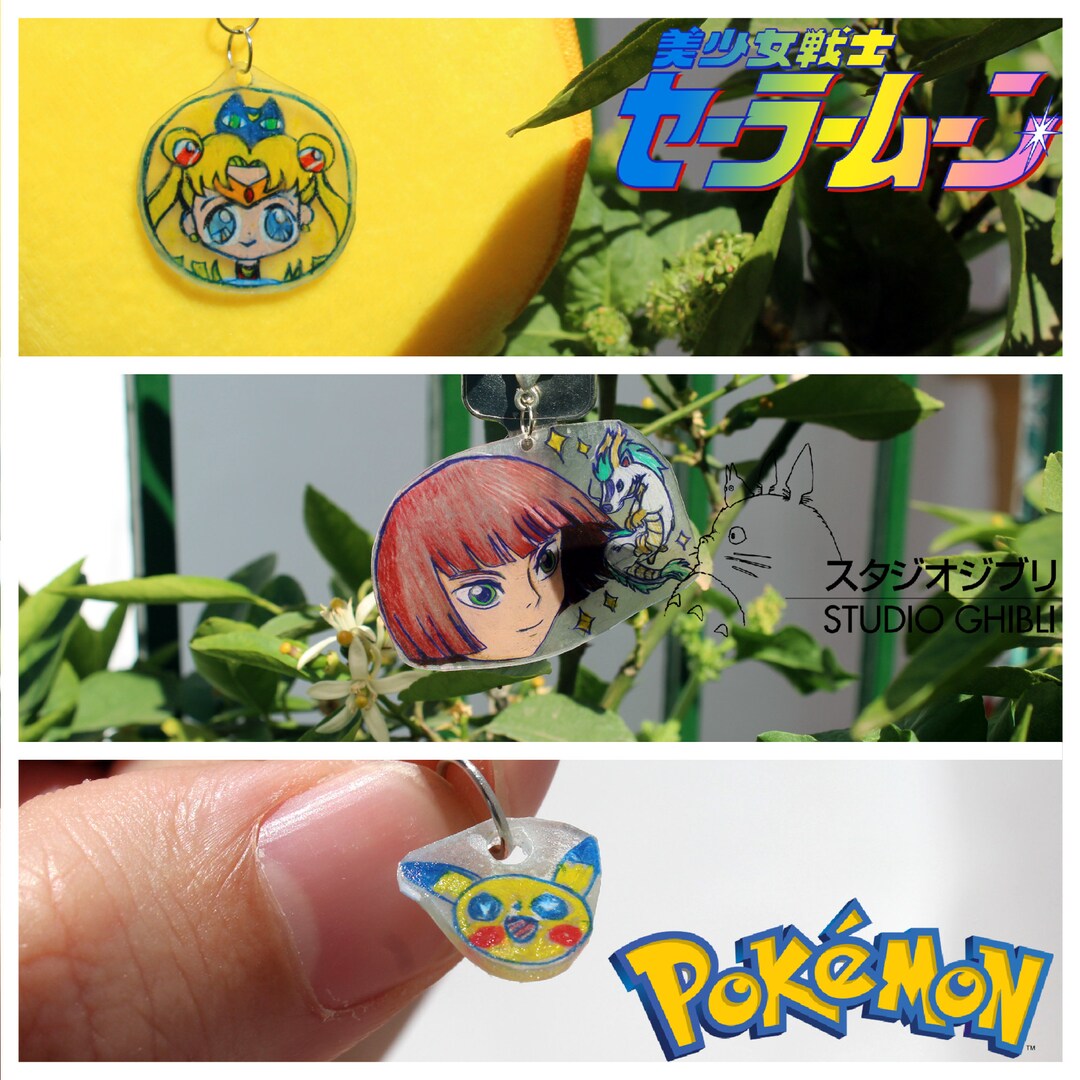 Buy Llavero Anime Ghibli / Sailor Moon / Pokemon / Pikachu / Viaje De ...