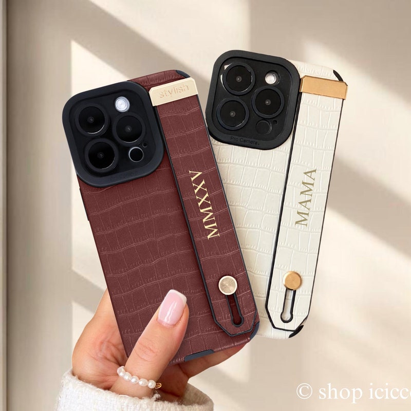 Phone Strap Initial - Etsy