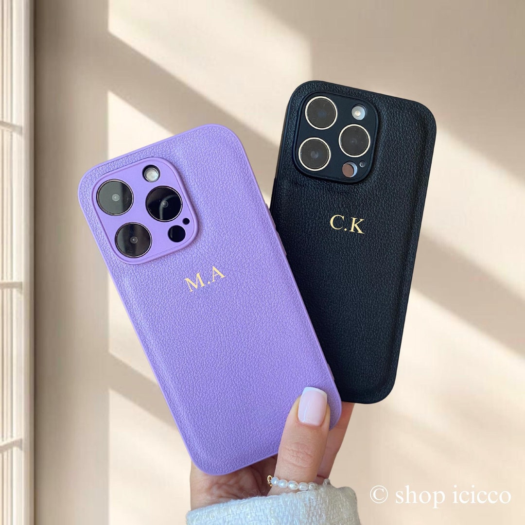 Personalized Leather Phone Case for iPhone 17 Pro 16 15 14 Pro Max ...