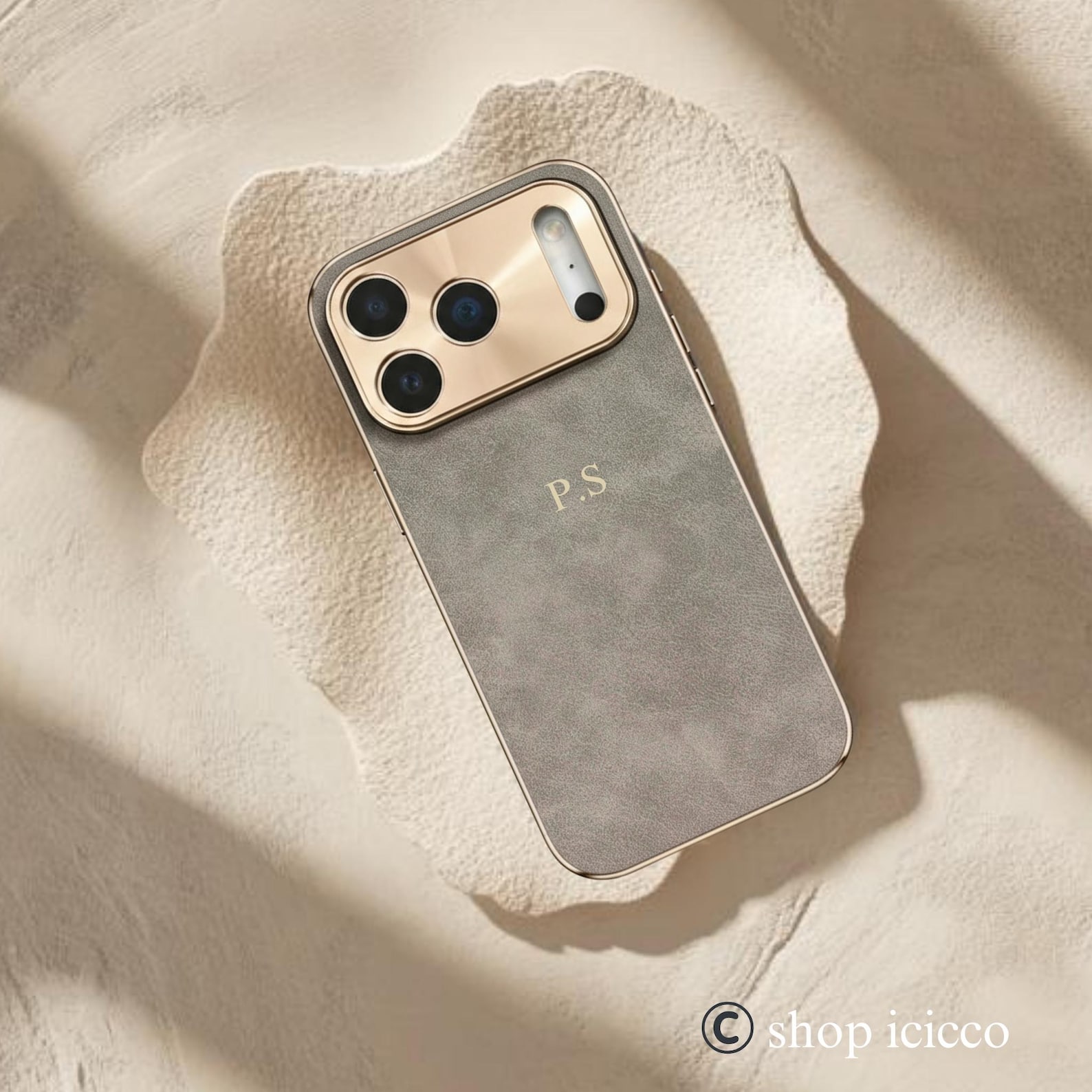 Personalized Soft Leather Phone Case for iPhone 17 Pro 16 15 14 13 ...