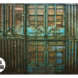 Rusty Metal Crates, Crate, Rust, Metal, Grunge, Instant Download ...