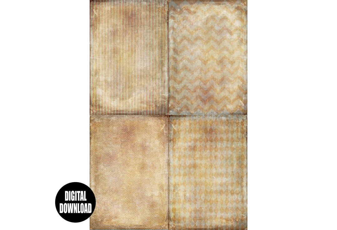 4 Grunge Patterns Digital Download, Grunge Patterns Download, Grunge ...