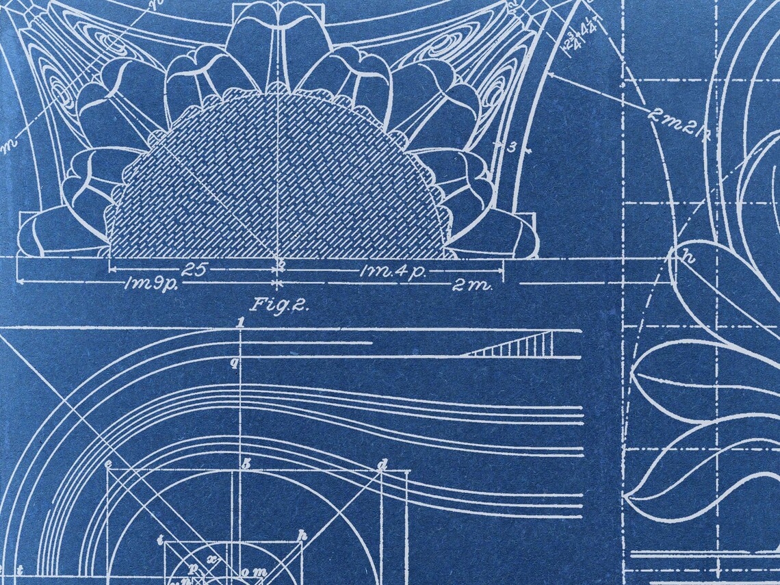 Greek Architecture Blueprint Digital Download, Architecture Blueprint ...