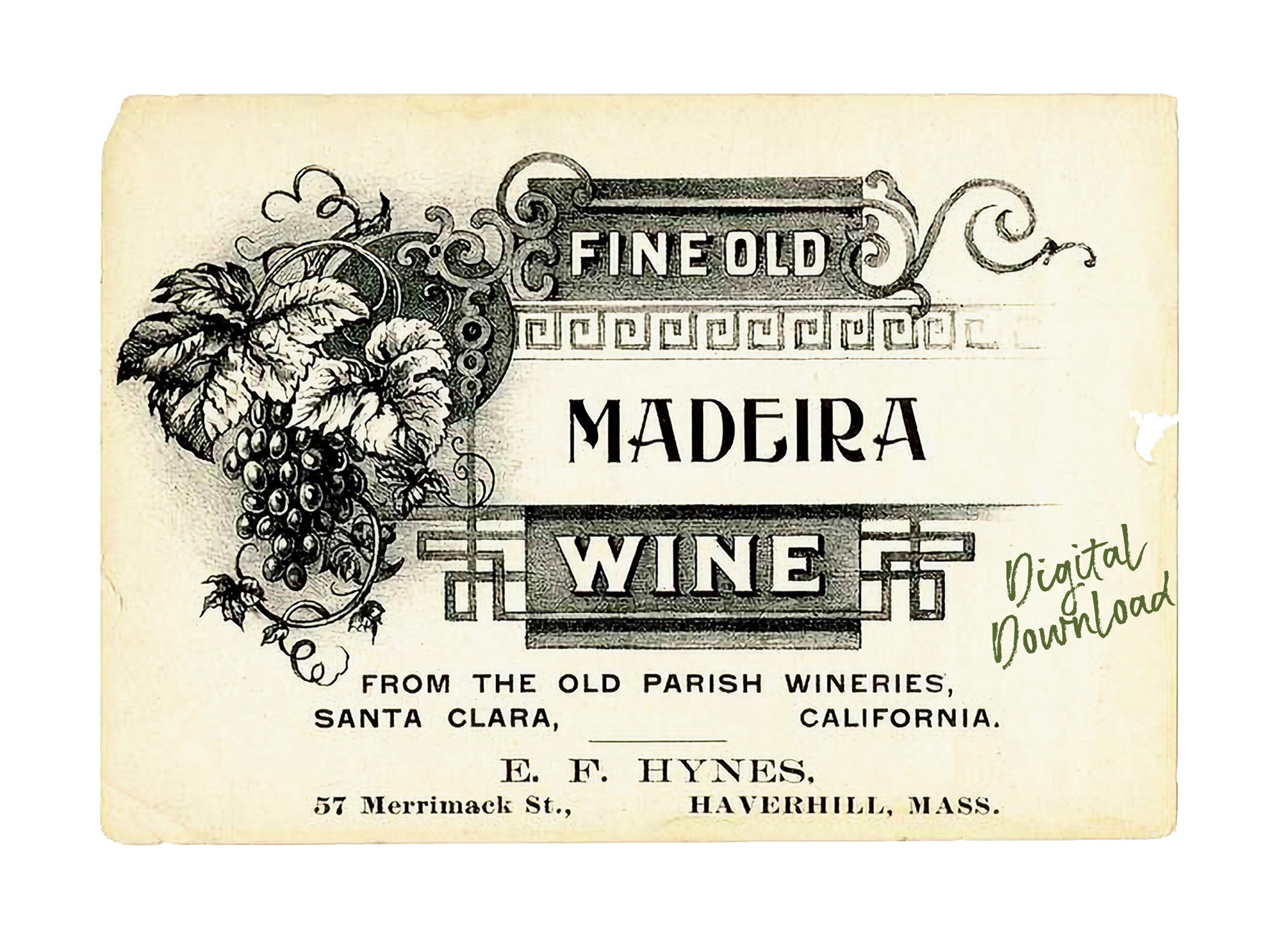 Vintage Wine Labels, Wine Labels, Wine, Labels, Ephemera, Overlay ...