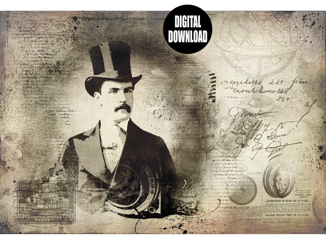 Victorian Man Collage, Victorian, Vintage, Man, Collage, Steampunk, Hat ...