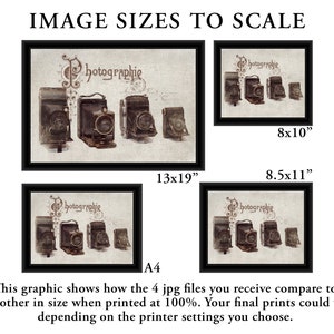 Antique Vintage Cameras Instant Download, Antique Cameras Printable ...