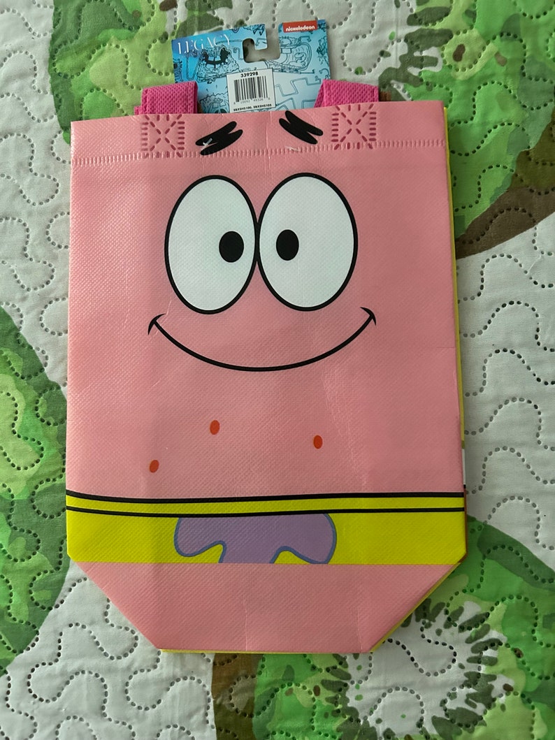 Spongebob and Patrick Mini Tote Bags - Etsy