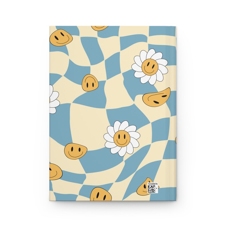 Cute Checkered Hardcover Journal Matte Rule Lined Notebook Note Pad ...