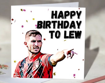 Lewis Birthday Card - Etsy