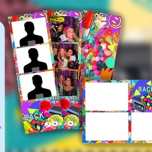 Back to the 90's Photobooth Template - Etsy