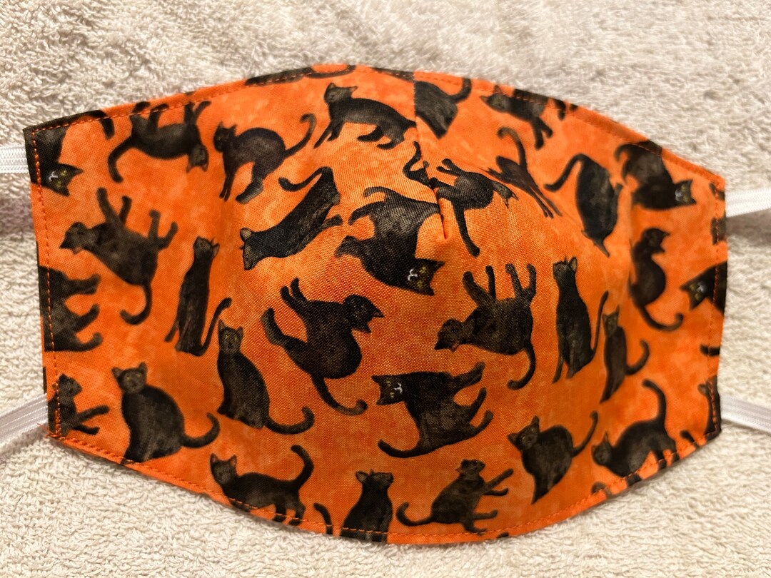 Black Cats Mask - Etsy