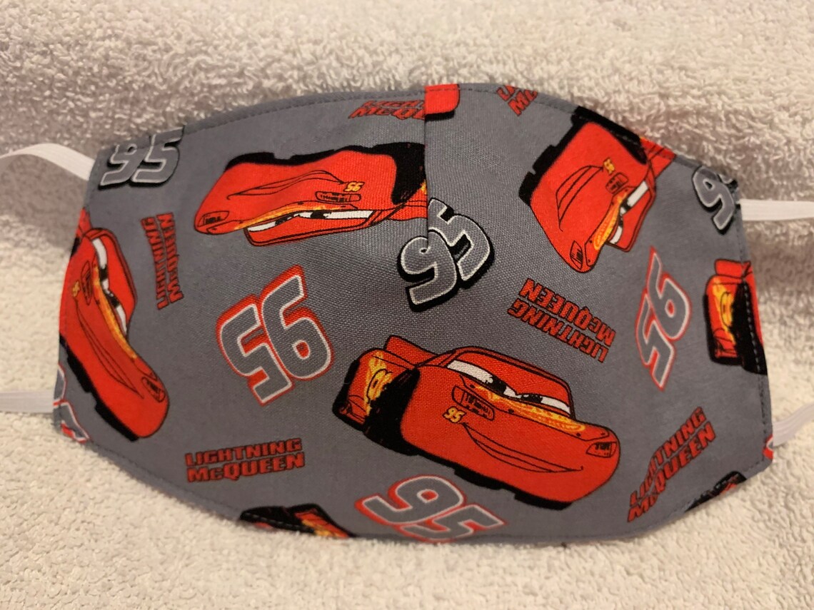 Lightning Mcqueen Mask - Etsy