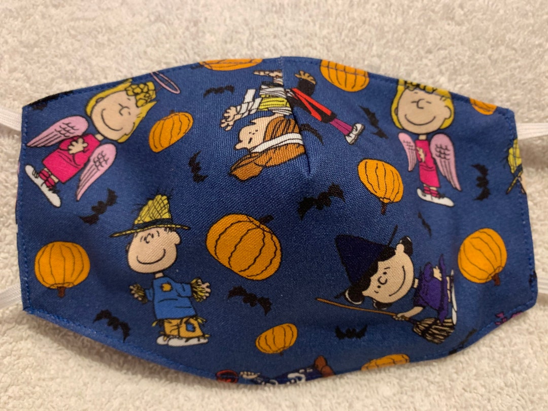 Peanuts Halloween Mask - Etsy
