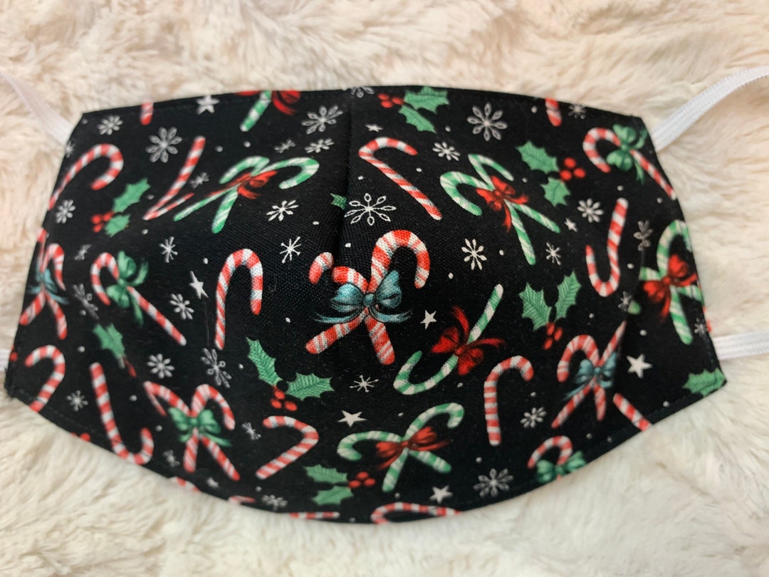 Candy Cane Mask - Etsy
