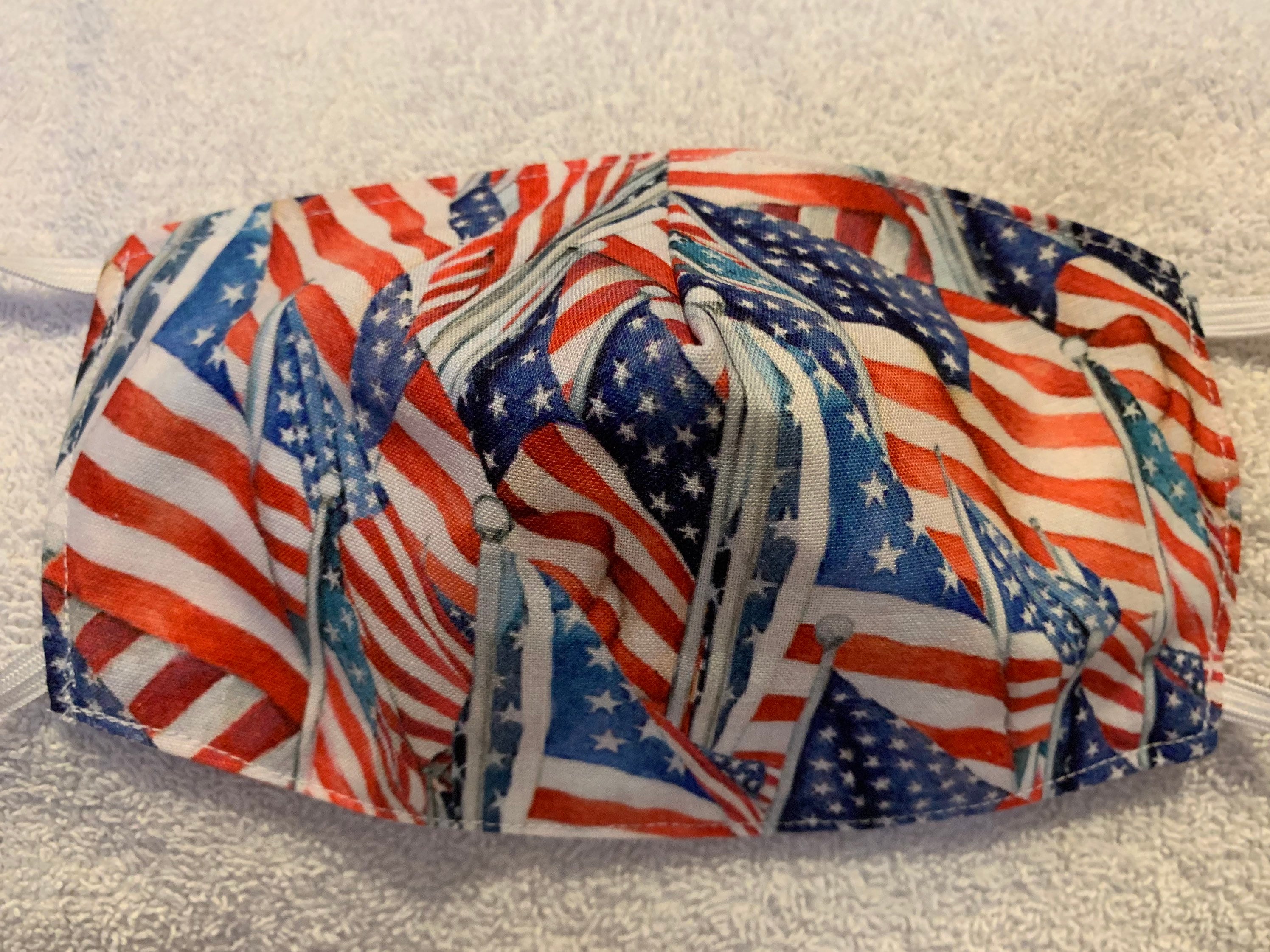 American Flag Mask - Etsy