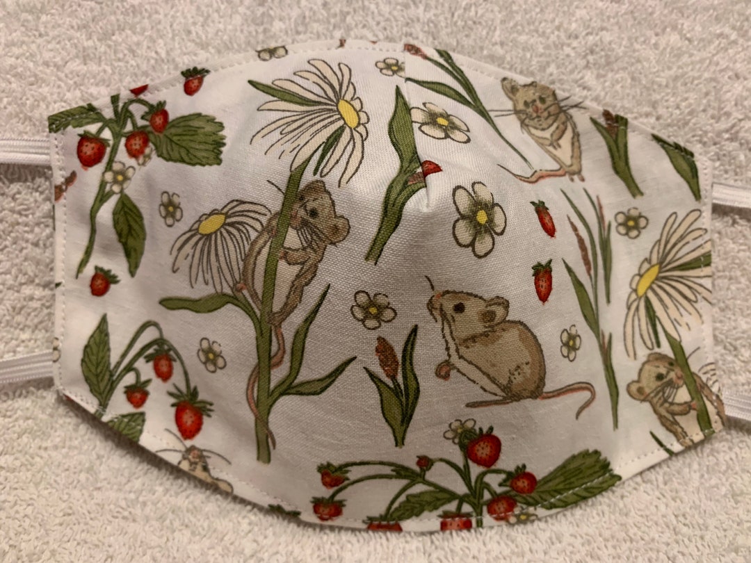 Strawberry Mice Mask - Etsy