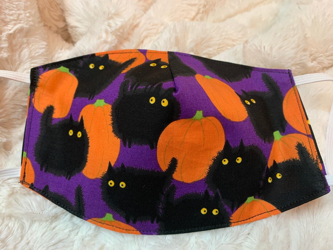 Scaredy Cats Mask - Etsy