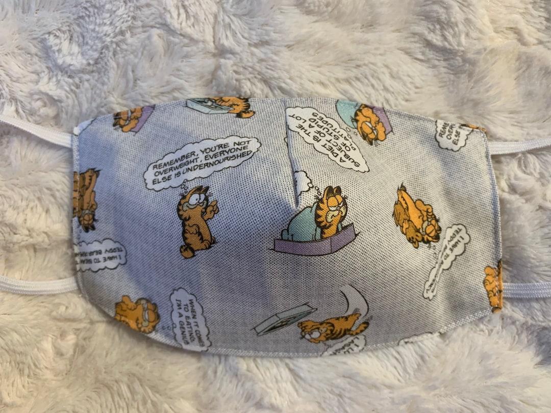 Garfield Mask - Etsy