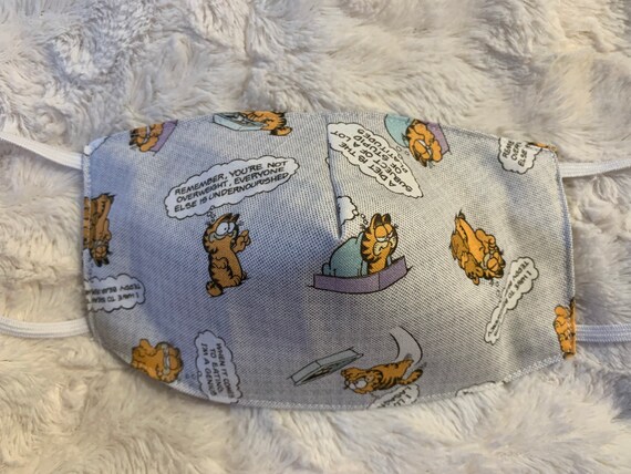 Garfield Mask - Etsy