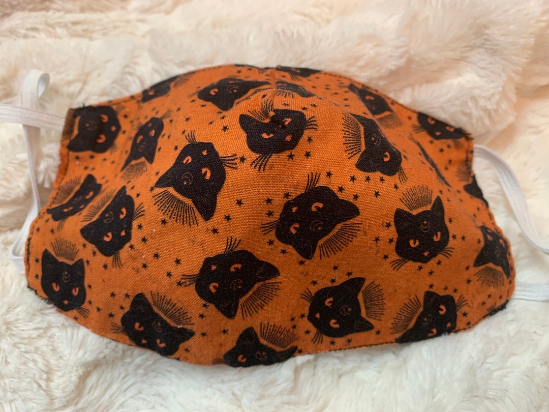 Spooky Cat Mask - Etsy