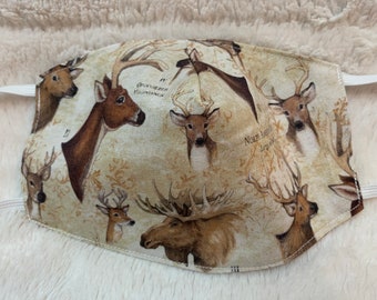 Deer Face Mask | Etsy