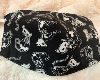 Skeleton Cat Mask - Etsy